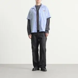 NEIGHBORHOOD Stripe Vacation Work Shirt