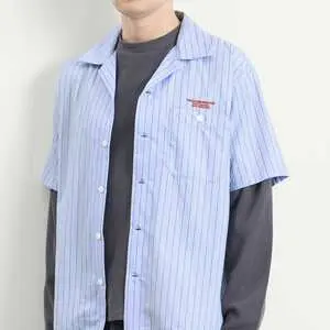 NEIGHBORHOOD Stripe Vacation Work Shirt