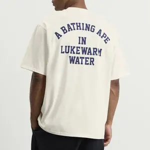A BATHING APE Lukewarm Water Logo T-shirt