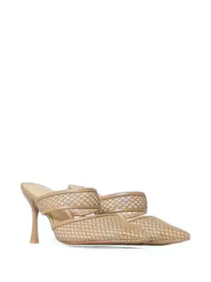 TWENTY FOURHAITCH Dianis Mesh-panelled High-heel Sandals