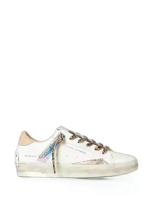 CRIME LONDON Sk8 Deluxe Leopard-print Sneakers