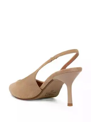 JONAK PARIS Diamantine Pointed-toe Slingback Pumps
