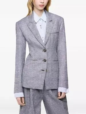 Rabanne Tailored Jewel-button Blazer