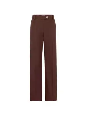 Rabanne Pressed-crease Trousers - Brown