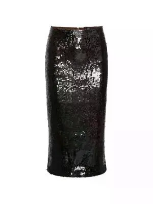 ROTATE BY BIRGER CHRISTENSEN Sequined Pencil Skirt - Brown