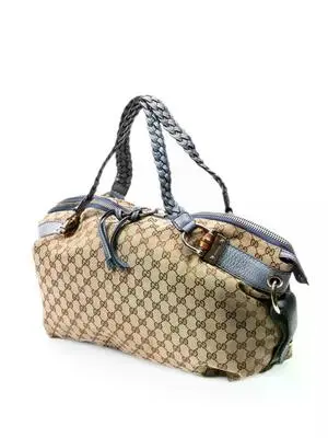 Gucci Large Bamboo Bar Boston Shoulder Bag