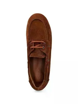 JONAK PARIS Lacie Lace-up Suede Loafers