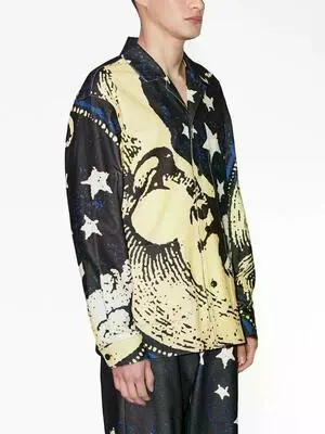 Amiri Moon-print Organic Cotton Shirt