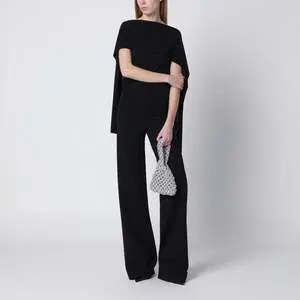 Alberta Ferretti Top With Chiffon Sleeves