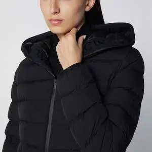 Moncler Herbe Short Down Jacket - Black
