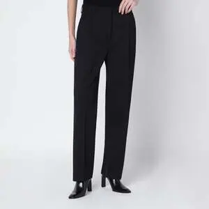 TOTEME Wool-blend Trousers - Black
