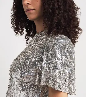 Jenny Packham Embellished Viola Gown