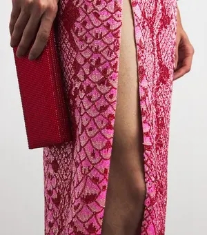 CLIO PEPPIATT Snake Medusa Midi Dress