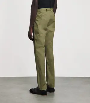 Polo Ralph Lauren Stretch-cotton Slim Greenwich Chinos - Green
