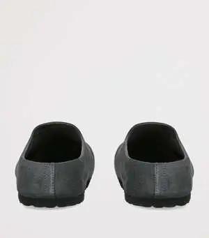 BIRKENSTOCK Suede Amsterdam Wrapped Clogs