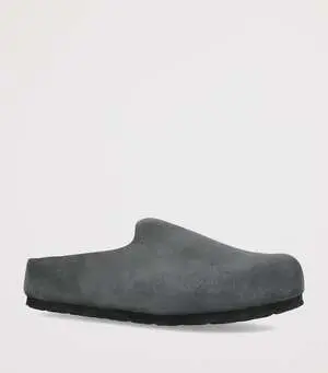 BIRKENSTOCK Suede Amsterdam Wrapped Clogs
