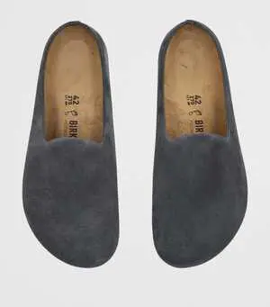 BIRKENSTOCK Suede Amsterdam Wrapped Clogs