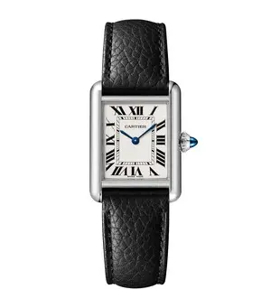 Cartier Small Steel Tank Must Watch - Silver