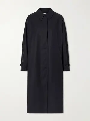 Studio Nicholson Holin Cotton-blend Trench Coat - Blue