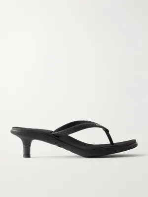 BLOUMME Arc 40 Rubber Thong Sandals - Black