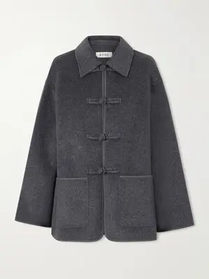 RÓHE Brushed Wool And Cashmere-blend Jacket - Gray