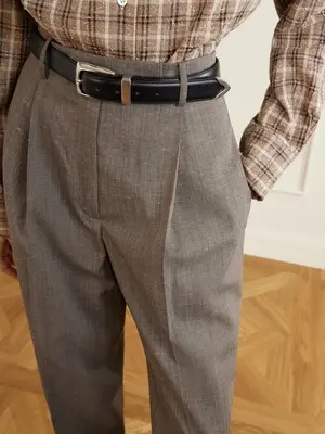 RÓHE Daria Wool-blend Tapered Pants