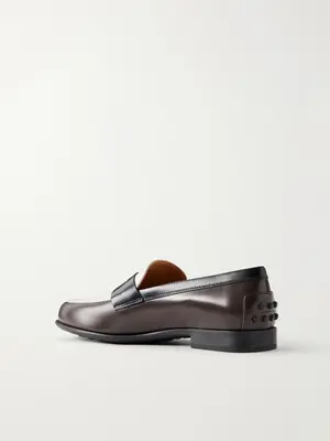 TOD'S Logo-embossed Leather Loafers