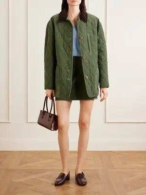 BLAZÉ MILANO Coci' Cotton-corduroy Mini Skirt