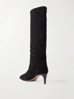 Paris Texas Stiletto 60 Suede Knee Boots