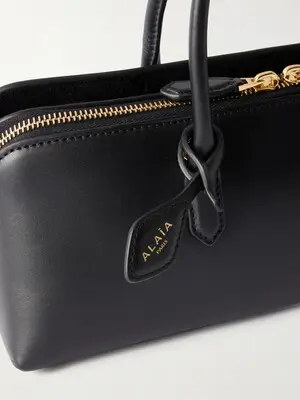 Alaïa Delta Leather Small Shoulder Bag