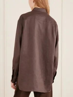 SSSTEIN Oversized Linen Shirt