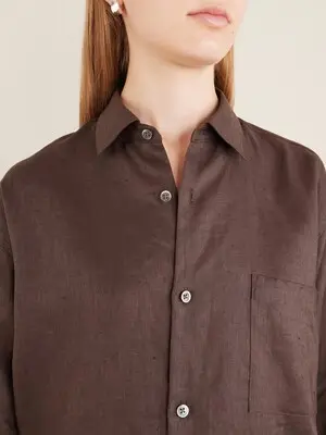 SSSTEIN Oversized Linen Shirt