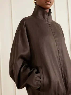 SSSTEIN Gathered Linen Jacket