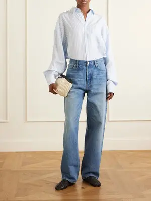 SSSTEIN High-rise Wide-leg Jeans
