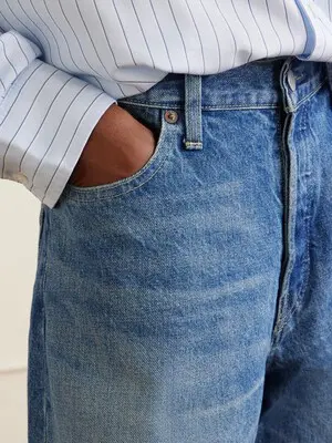 SSSTEIN High-rise Wide-leg Jeans