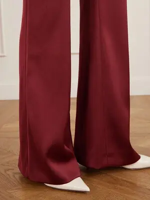 Galvan Satin Flared Pants