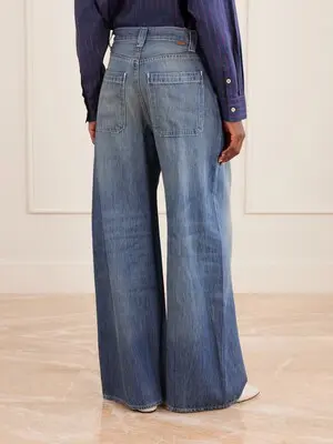 JAMIE HALLER Baggy Wide-leg Jeans