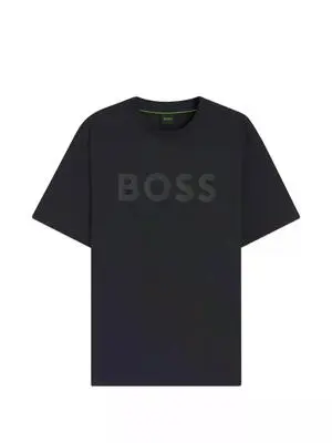 BOSS Logo-print T-shirt - Blue
