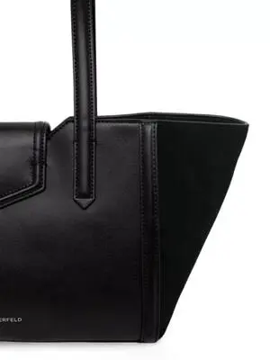 Karl Lagerfeld Logo-plaque Panelled Tote Bag