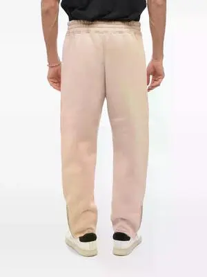 Neil Barrett Bolt-embroidered Zip-cuff Track Pants - Neutrals