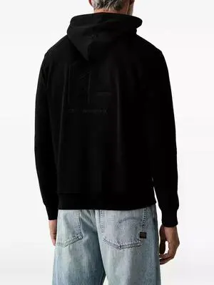 Karl Lagerfeld Logo-embroidered Drawstring Hoodie