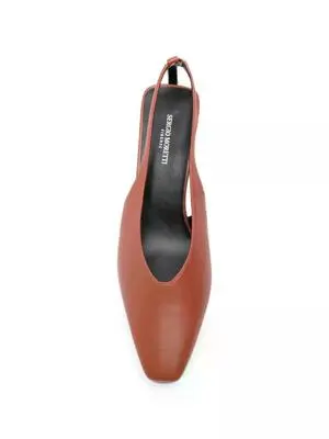 SERGIO MORETTI FIRENZE Pointed-toe Slingback Pumps