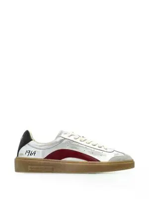 Dsquared2 Metallic-effect Leather Sneakers