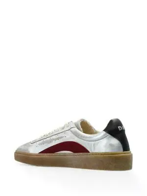 Dsquared2 Metallic-effect Leather Sneakers
