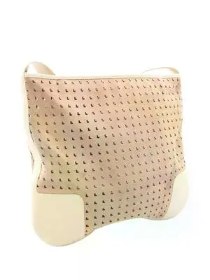 Loewe 2010-2026 Perforated Suede Crossbody Bag