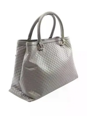 Gucci 2000-2015 Microguccissima Satchel - Grey