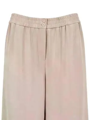 Black Label Wide-leg Trousers - Neutrals