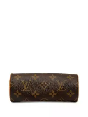 LOUIS VUITTON 1990-2010 Monogram Papillon Pochette Handbag - Brown