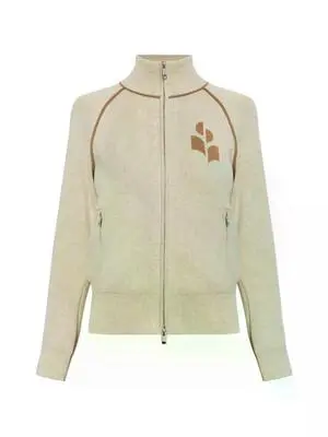 MARANT ETOILE Lanya Zip-up Knit Cardigan