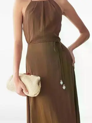 ST MRLO Tie-fastening Maxi Dress